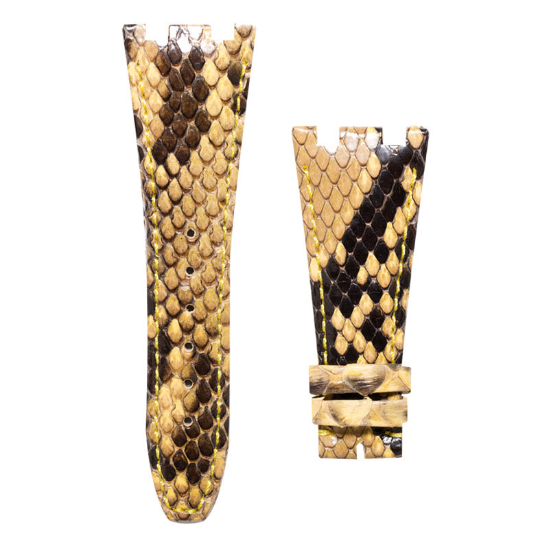Audemars Piguet Royal Oak Offshore Yellow Python Leather Custom Strap
