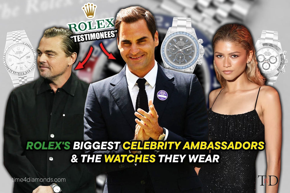 Rolex's Biggest Celebrity Ambassadors & the Watches they Wear