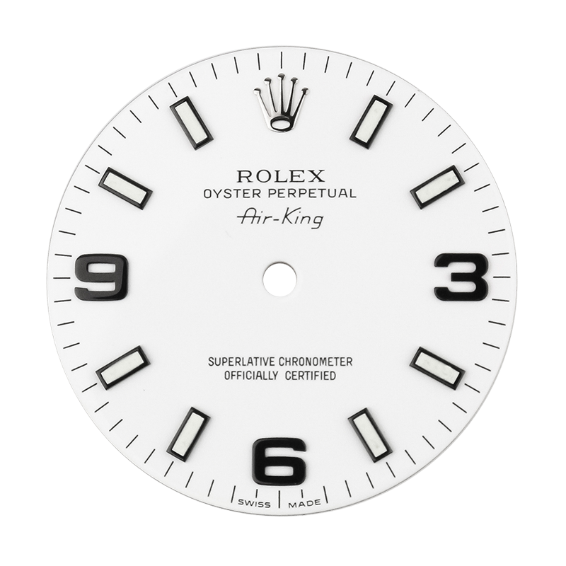 Original Factory White Dial for Rolex Air-king 34 | Best Prices