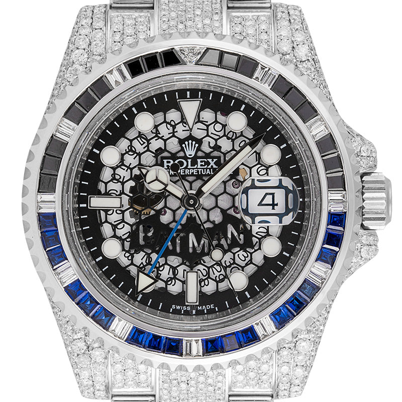 Rolex GMT-Master II Micro Diamond Set with Custom Openworked Dial ...