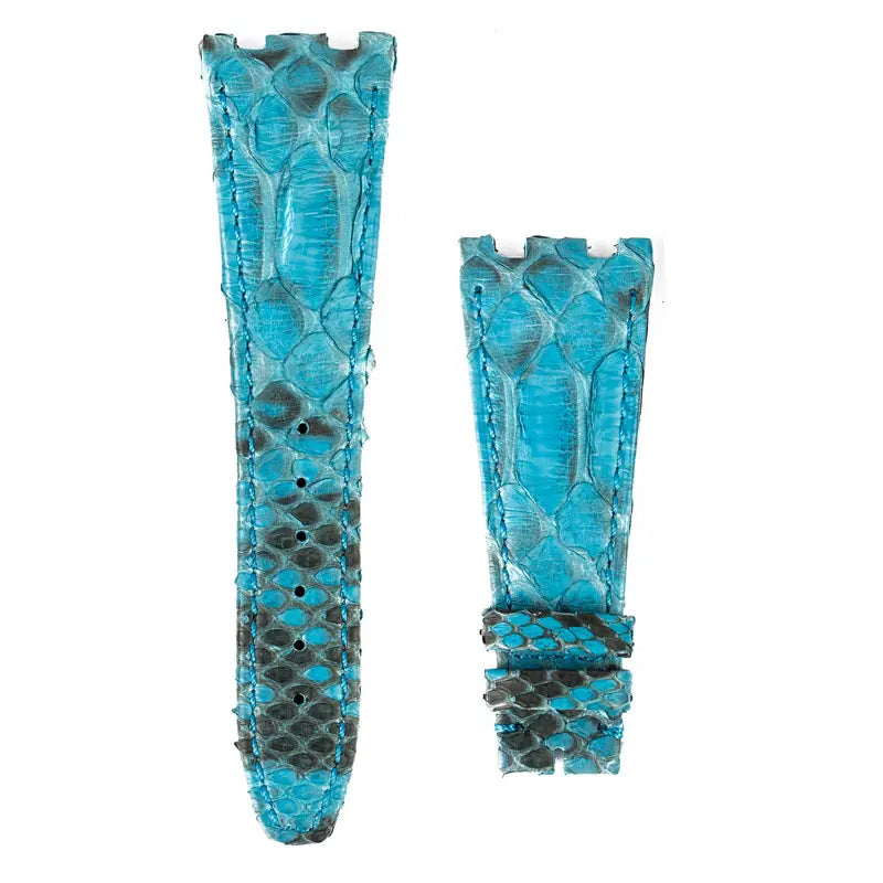 Custom turquoise python strap for Audemars Piguet Royal Oak Offshore o