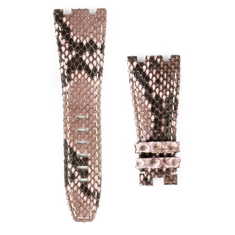 Custom grape python strap for Audemars Piguet Royal Oak Offshore 26470